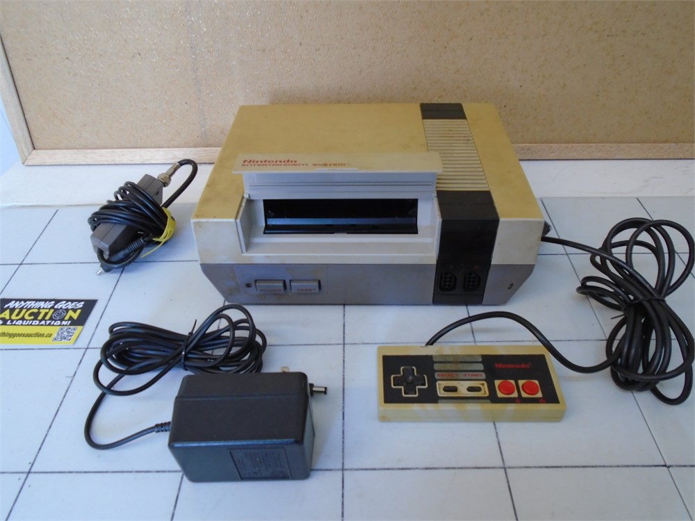 Anything Goes Auction - NINTENDO NES MODEL NES-001 from 1985